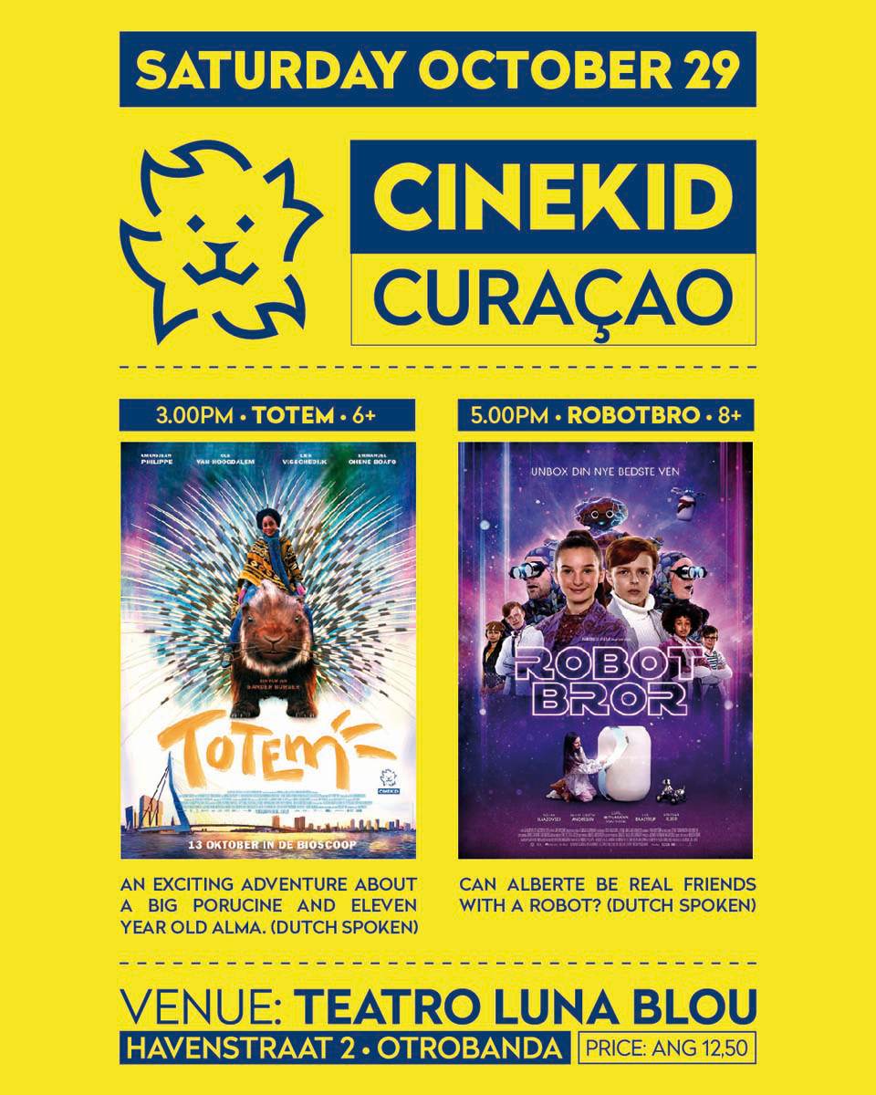 Eind oktober Cinekid Curaçao 2022 - KPasa - The Curaçao Event Guide